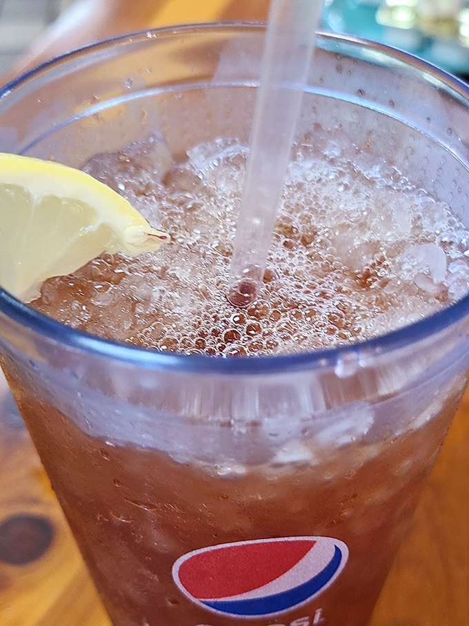 Nothing beats a cold, sweating glass of sweet tea with lemon&mdash;the house wine of the South and the perfect companion to anything on Neal's menu.