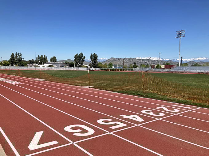 Olympic dreams start on tracks like this&mdash;Jamison Stadium's well-maintained facilities reflect a community that invests in both athletics and opportunity.