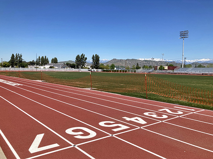 Olympic dreams start on tracks like this&mdash;Jamison Stadium's well-maintained facilities reflect a community that invests in both athletics and opportunity.