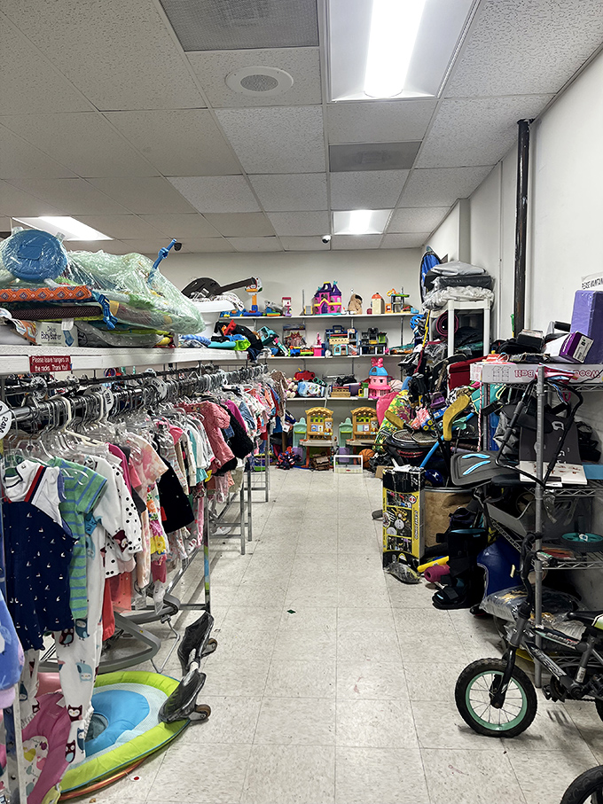 Tiny treasures for tiny humans. From strollers to stuffed animals, the kids' section proves children outgrow things faster than wallets can keep up.
