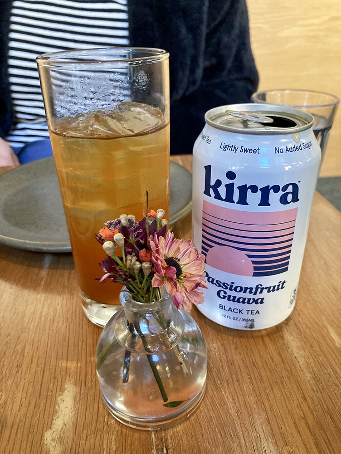 The Kirra passionfruit guava tea&mdash;because sometimes you need something refreshing that isn't alcoholic but still feels like a treat.