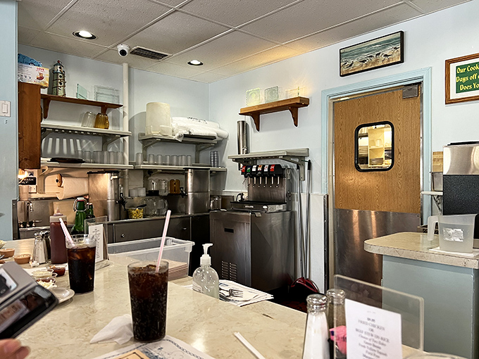 A glimpse into the kitchen where the magic happens. No smoke and mirrors here&mdash;just honest cooking and decades of seafood know-how.