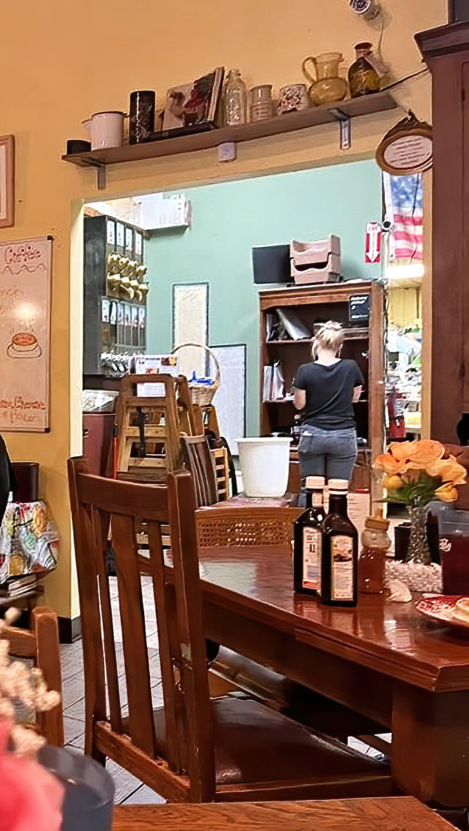 A glimpse into the kitchen where breakfast magic happens&mdash;pots simmering with promises of comfort food that'll hug your insides.