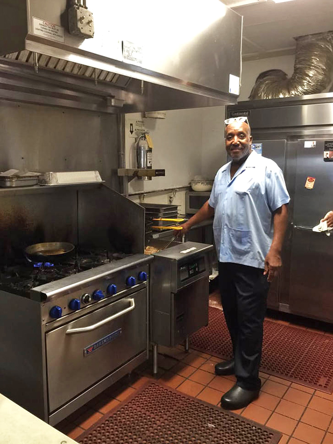 Where the magic happens &ndash; a glimpse into the kitchen where decades of soul food expertise transforms simple ingredients into legendary meals.