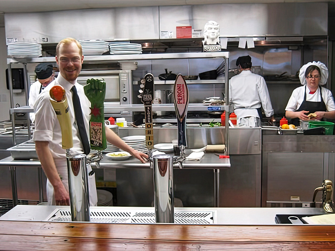 Behind the counter, culinary wizards work their magic with the focused intensity of Olympic athletes approaching the finish line.