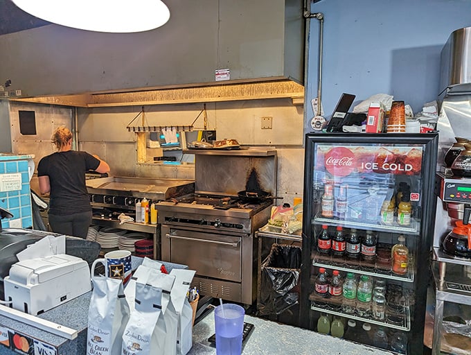 Where the magic happens&mdash;the kitchen may be humble, but it's the launch pad for flavor rockets that keep Erie residents coming back.