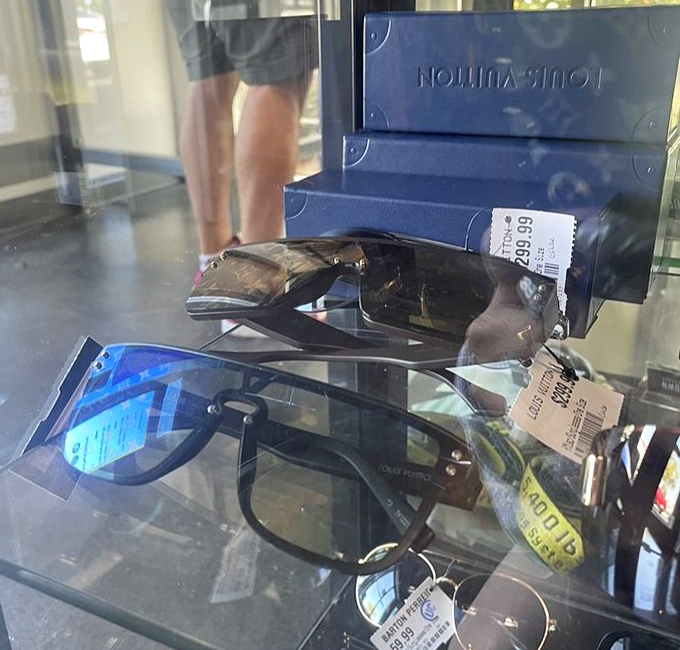 Designer sunglasses await new faces, each pair holding stories of beach days and red carpets that you're now invited to continue.