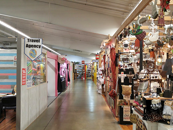The marketplace corridors stretch like Main Street in a miniature town, each storefront promising its own unique retail adventure.