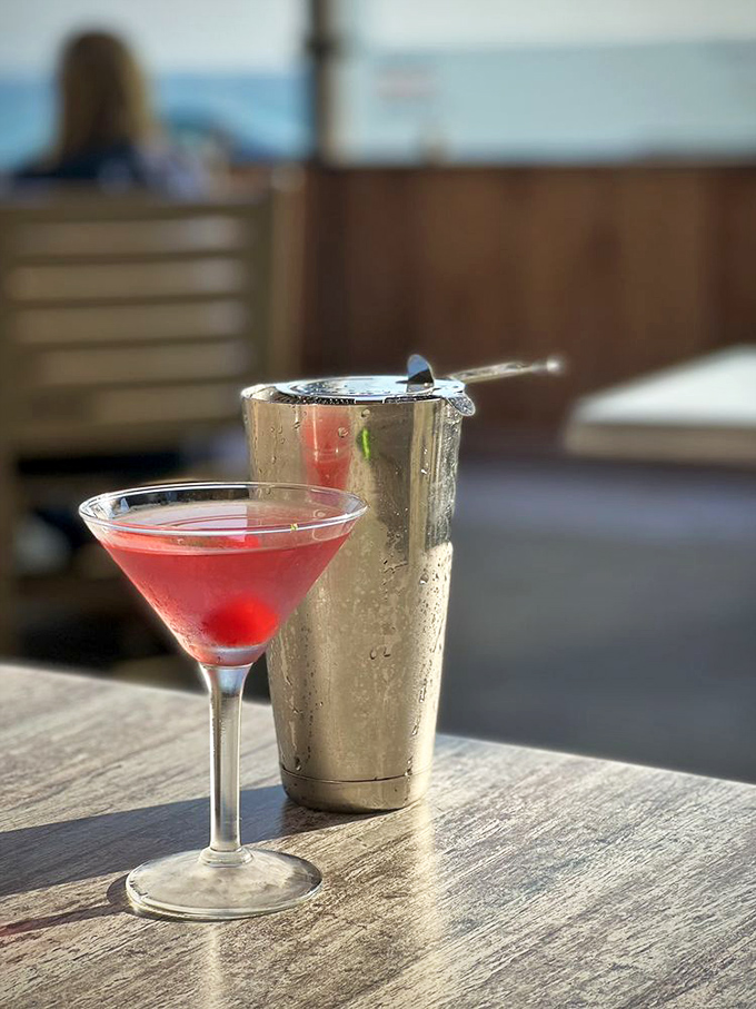 Cocktails with a view that makes everything taste better. This martini isn't just mixed; it's crafted with the Pacific as its muse.