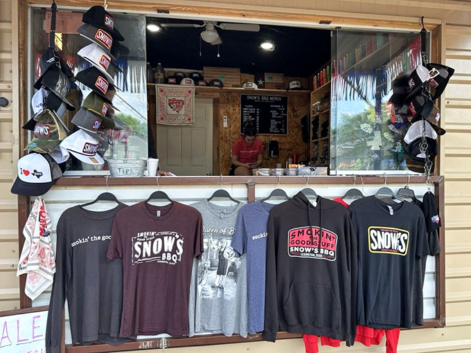 When the barbecue is this legendary, even the t-shirts become coveted souvenirs of your meat-eating odyssey.