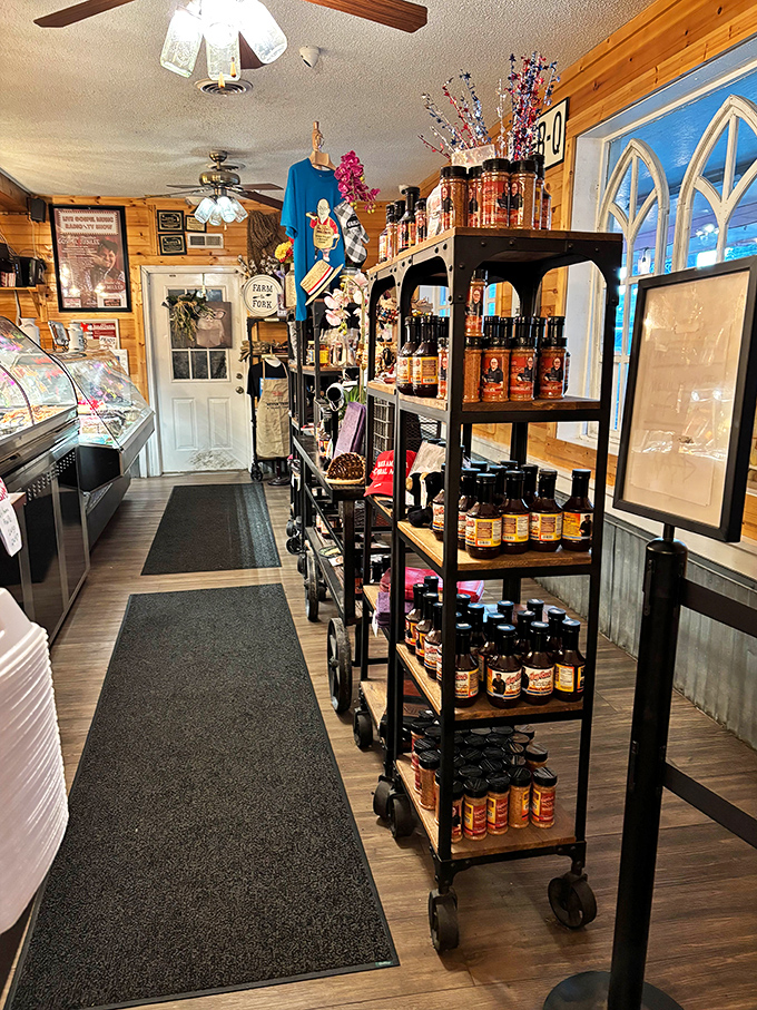 A treasure trove of sauces and seasonings to take home, because memories fade but flavor can be bottled.