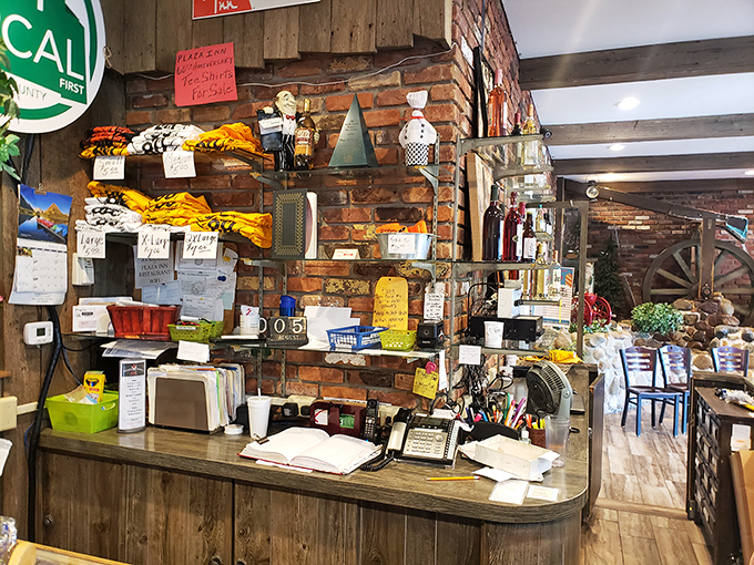 The host station doubles as a mini general store of local treasures. Like the food, every item tells a story about this corner of Ohio.