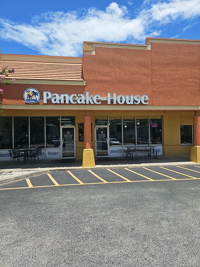 The Merritt Island Pancake House&mdash;where breakfast portions are astronomical (fitting for Space Coast dining) but prices remain down-to-earth.