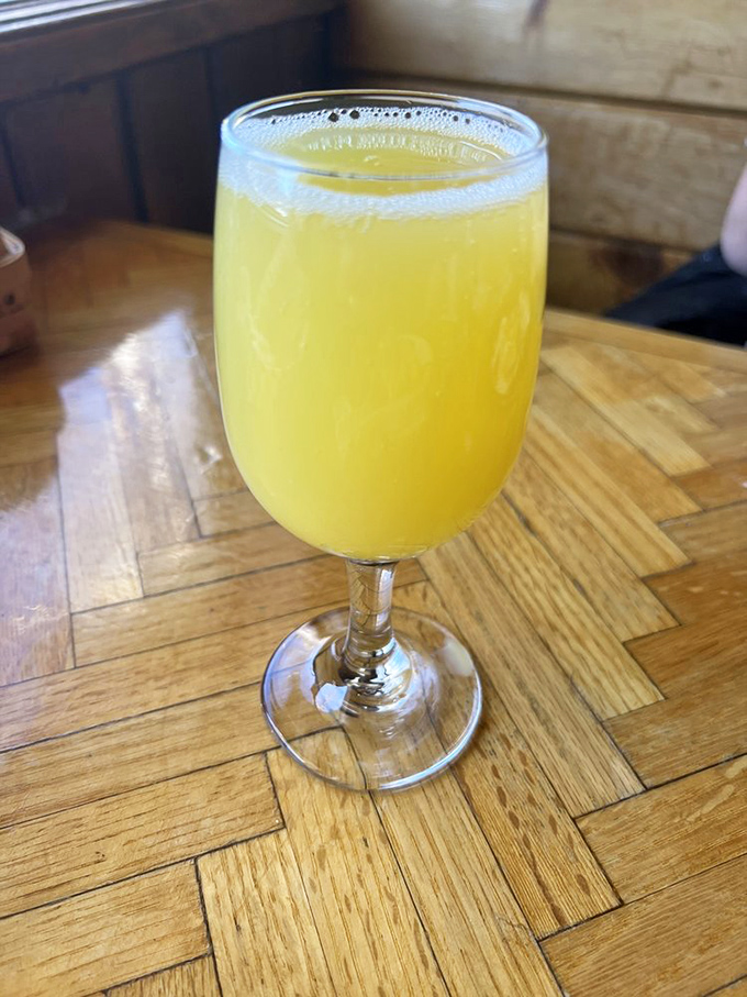 Morning sunshine in a glass&mdash;this orange juice so fresh and vibrant it makes you wonder if they're hiding an orange grove somewhere.