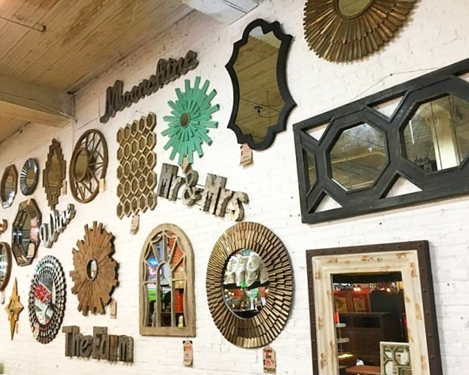 Mirrors reflecting endless possibilities &ndash; and proving you look great surrounded by incredible bargains here.