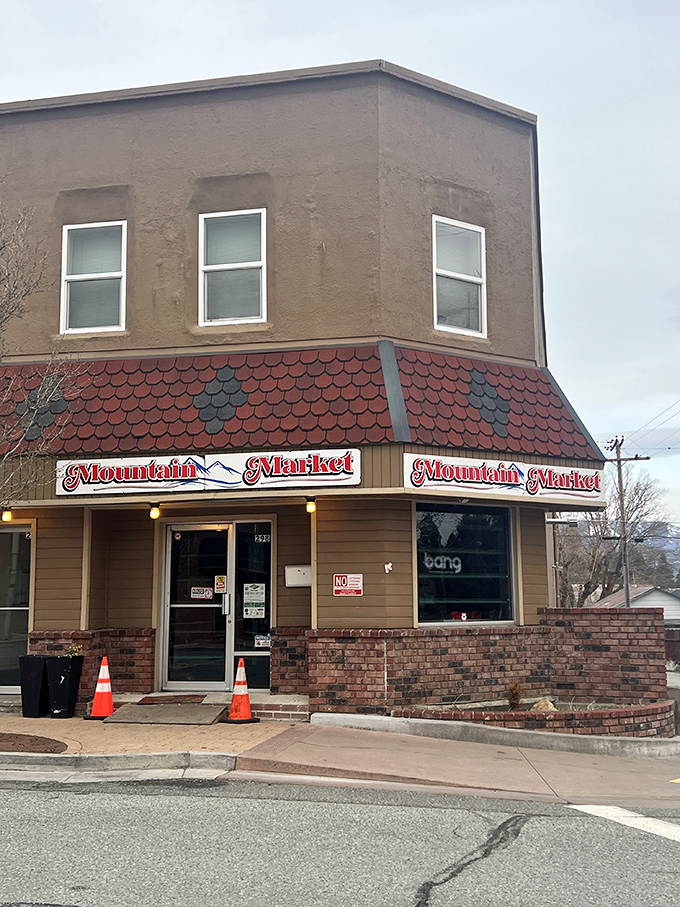 Mountain Market anchors a corner of downtown, offering provisions for both locals and hikers who underestimated their snack requirements.