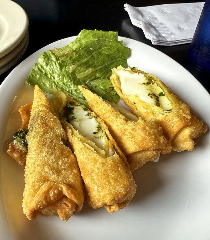 Mozzarella wontons prove that fusion food can be both creative and completely, utterly delicious always.