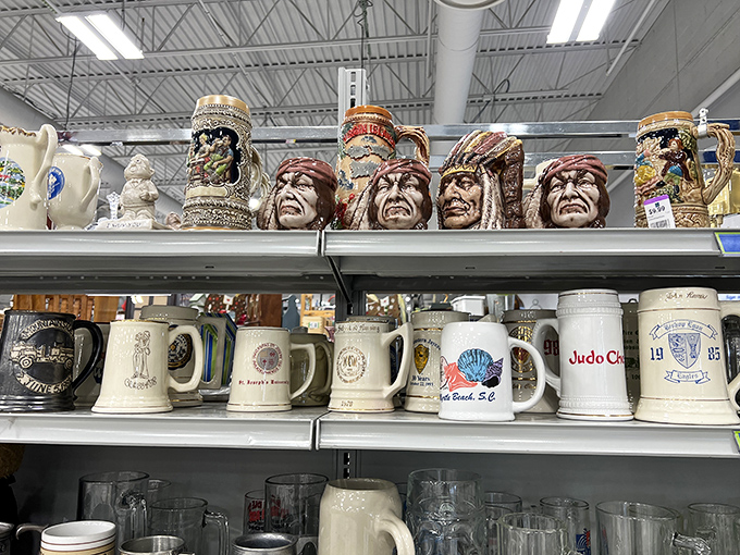 The mug collection &ndash; featuring everything from kitschy Americana to "World's Best Something" declarations. Choose your personality for $1.99!