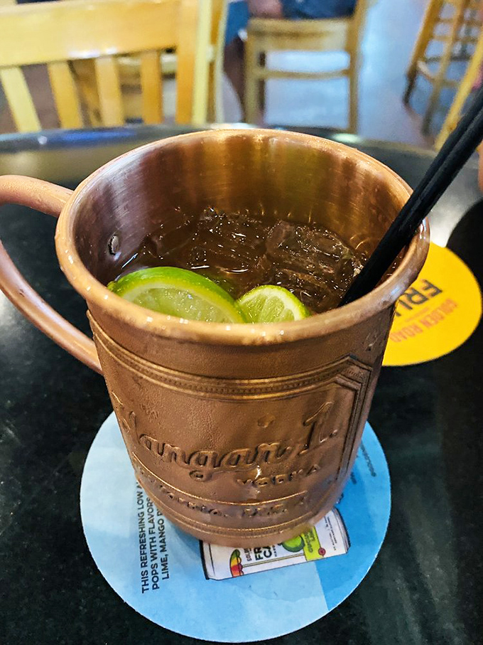 The copper mule mug isn't just a vessel&mdash;it's a promise of lime-kissed refreshment that cuts through rich barbecue with precision and purpose.