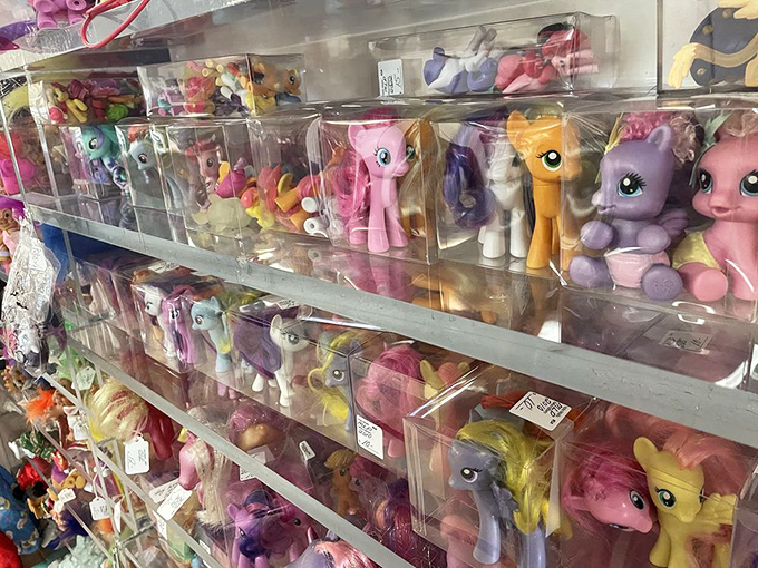 My Little Pony toys in pristine condition&mdash;worth more now than your first car was. Childhood nostalgia comes with a grown-up price tag.