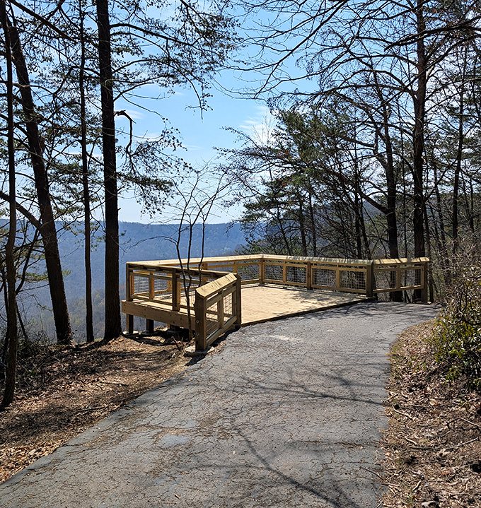 An observation deck that delivers on its promise. The architects wisely knew when to step back and let the landscape do the talking.