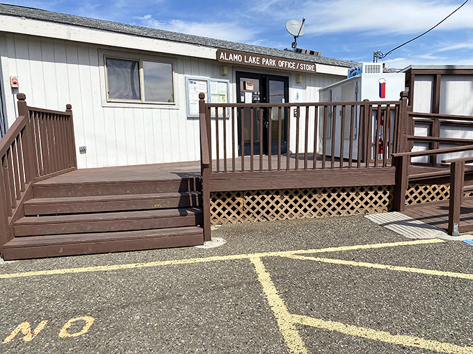 The park office&mdash;civilization's last outpost before you surrender to nature's embrace. Get your permits, advice, and final weather warnings here!