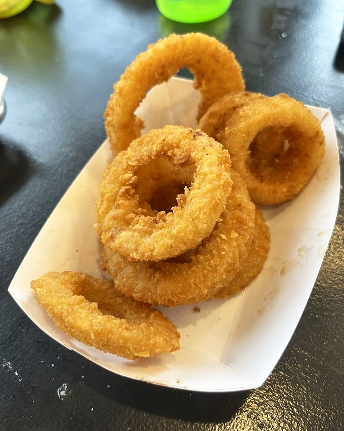 These onion rings have the perfect crunch-to-softness ratio&mdash;the kind that makes that distinctive "crack" sound that signals good things ahead.