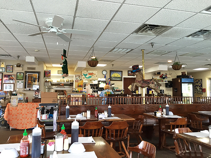 Every corner tells a story at Sahara Cafe. The hanging plants and eclectic wall art create that "been here forever" comfort we all crave.