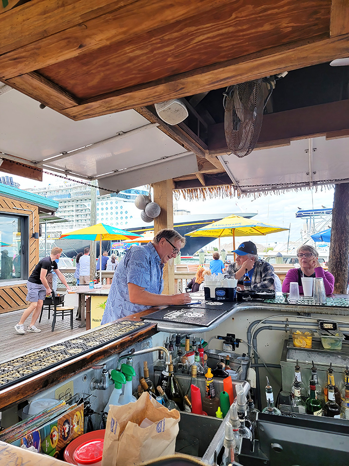 Every great Florida bar has that perfect indoor-outdoor flow, where the AC meets the sea breeze in a climate compromise that keeps everyone happy.