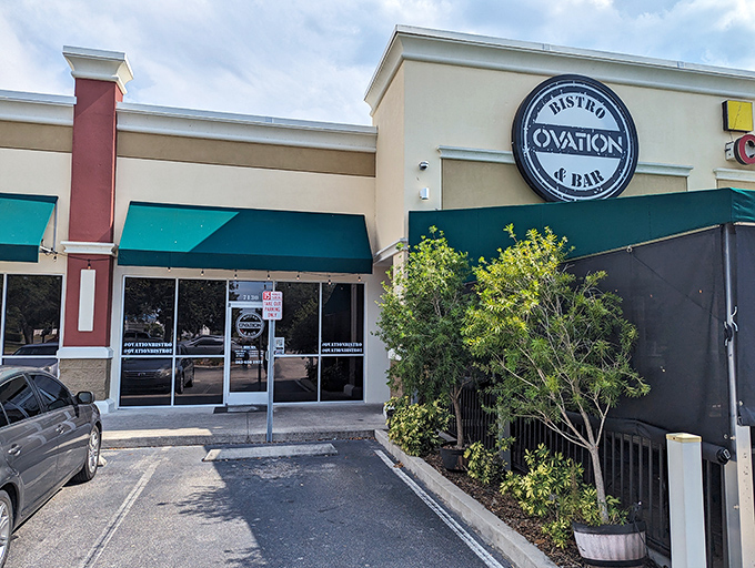 Ovation Bistro & Bar &ndash; where the only thing more satisfying than their menu is finding such easy parking right out front.