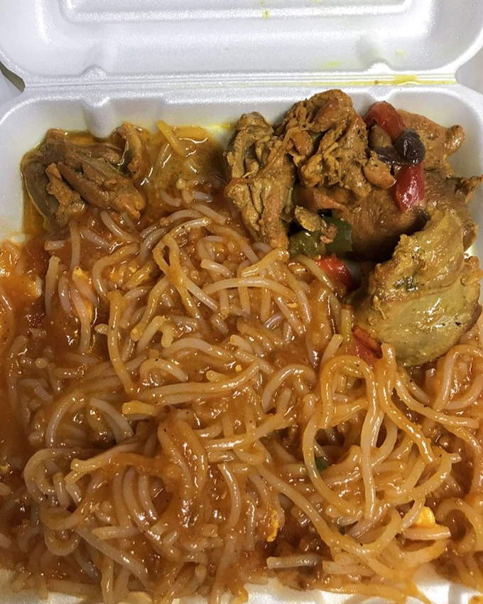 This isn't just pancit &ndash; it's a saucy, colorful celebration where noodles and tender meat perform a delicious tango on your taste buds.