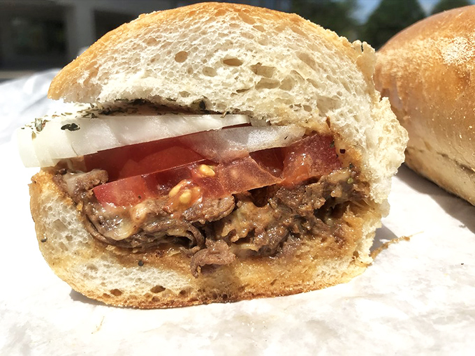 Another angle of cheesesteak perfection, because some things deserve a second look.