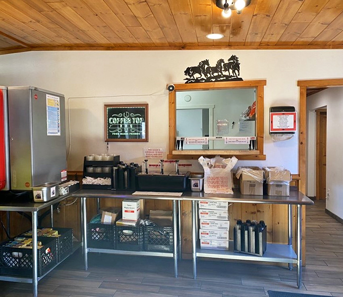 The ordering counter &ndash; where BBQ dreams begin and diet resolutions temporarily go on vacation.