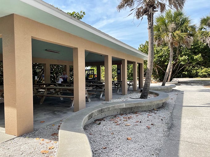 Picnic pavilions where lunch comes with a side of "why don't we live here?"