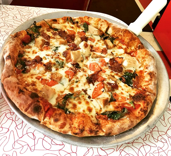 Pizza that proves Pennsylvania isn't just about cheesesteaks&mdash;this pie has the perfect cheese-to-topping ratio that mathematicians should study.