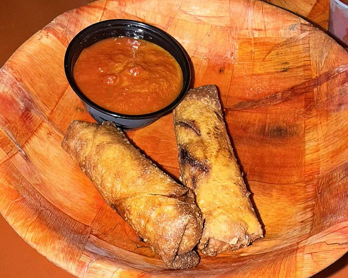 These golden-fried pizza rolls aren't just appetizers &ndash; they're the opening act for the main event, served with marinara for dunking.