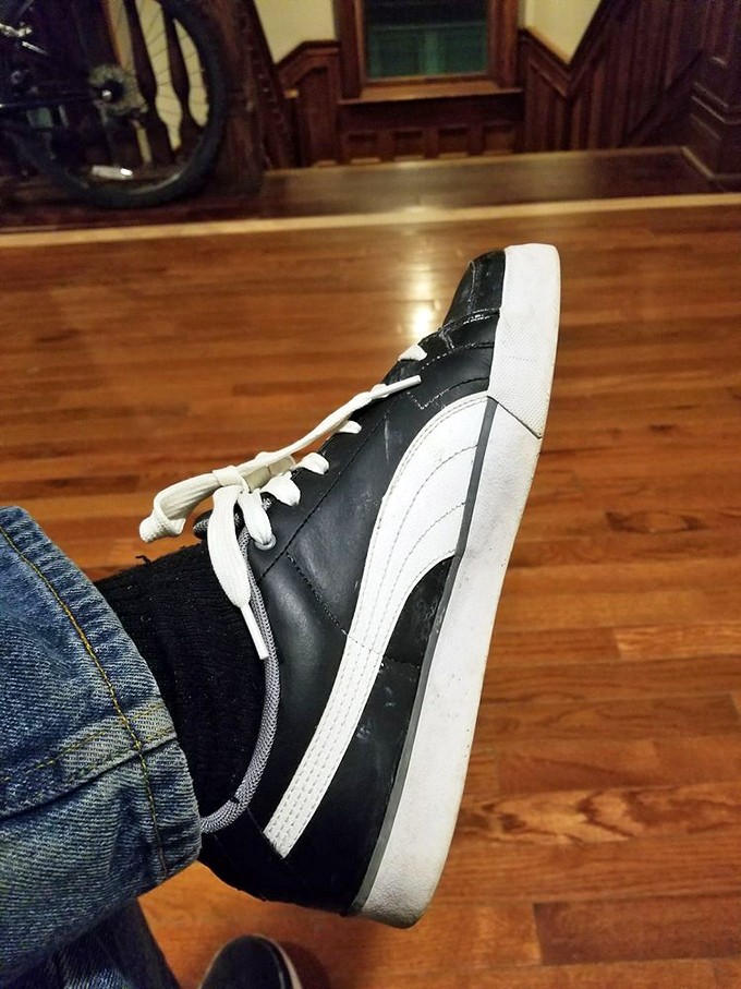 Someone's castoff sneakers become another's vintage find. One person's "so last season" is another's "perfectly broken in."