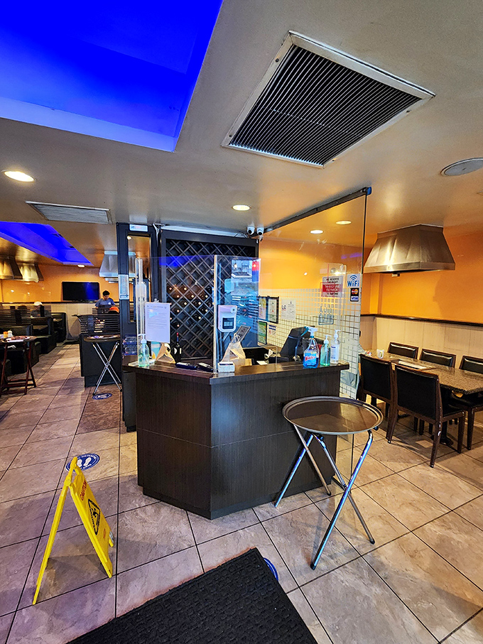 The host station welcomes you into the Soowon experience&mdash;part gatekeeper, part guide to your imminent meat adventure.