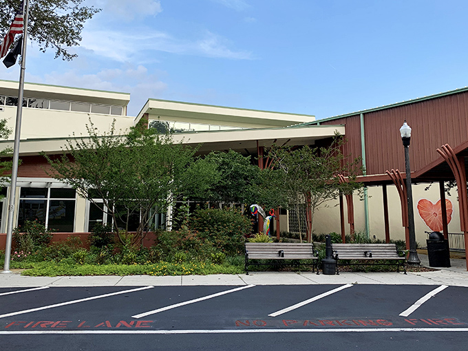 The Community Center welcomes visitors with clean lines and thoughtful landscaping. Where town meetings and celebrations become part of local lore.