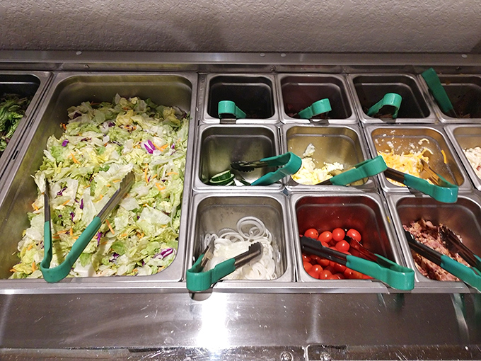 The salad bar for when your conscience calls. But let's be honest&mdash;you're here for the meat, not the lettuce. 