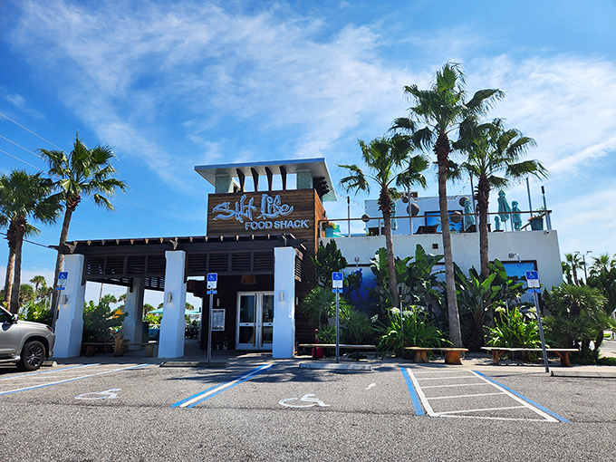 Salt Life Food Shack isn't just a restaurant&mdash;it's a philosophy where flip-flops are formal wear and seafood arrives so fresh it practically introduces itself.