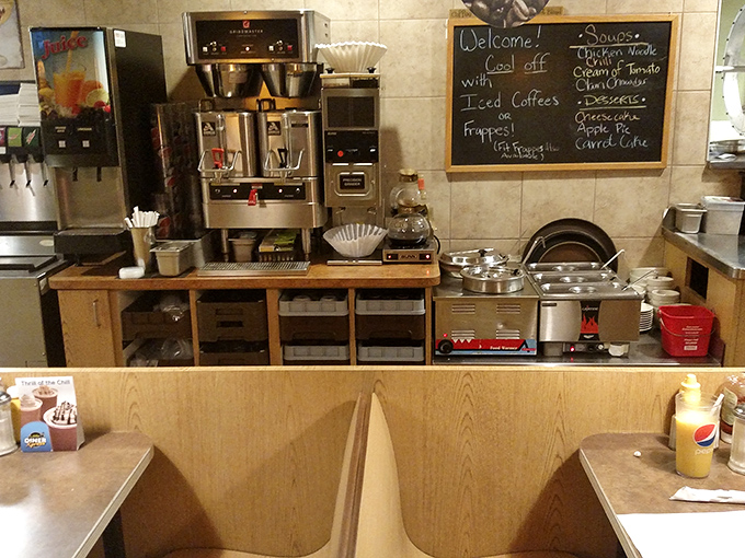 The service counter buzzes with activity while maintaining that small-town diner charm everyone craves.