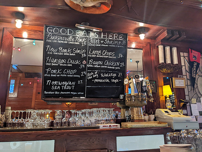 GOOD EATS HERE isn't just a sign&mdash;it's the understatement of the century. The chalkboard menu changes, but the quality never does.