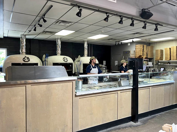 Where pizza dreams begin. The counter where you'll place an order that will haunt your food memories for weeks to come.