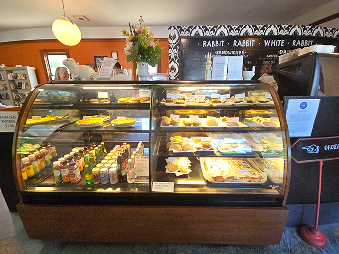 The display case—that magical glass barrier between you and too many good decisions. Choose wisely, or better yet, don't choose at all.