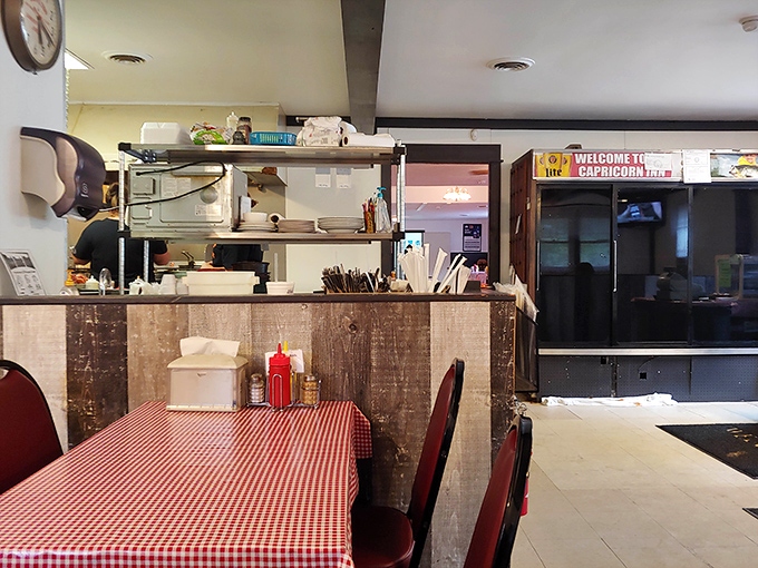 The heart of any great diner is its service counter, where orders are called out with the rhythmic precision of a well-rehearsed orchestra.