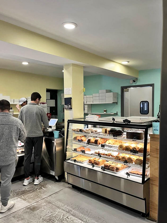 The display case&mdash;where dreams are stored at precisely the right temperature and every glance prompts an internal debate about which treat to choose.