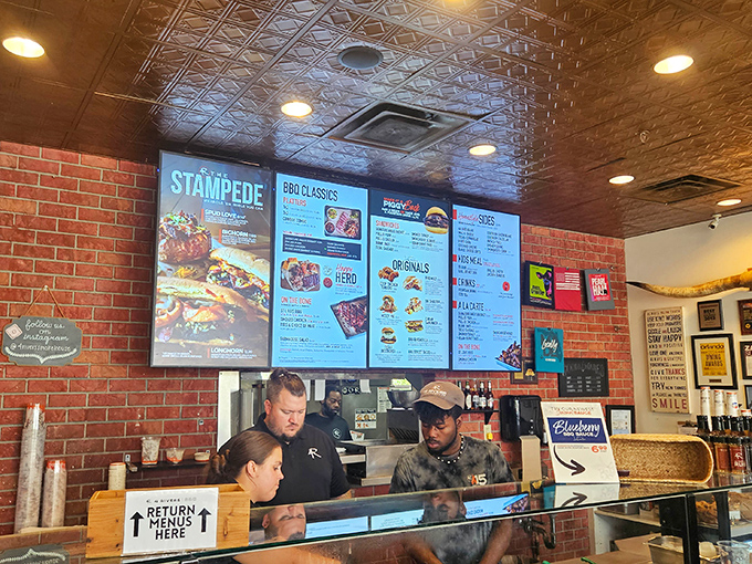"Be Nice Or Leave Thank You" &ndash; the Sweet Shop sign that perfectly captures Southern hospitality's velvet-gloved iron fist approach.