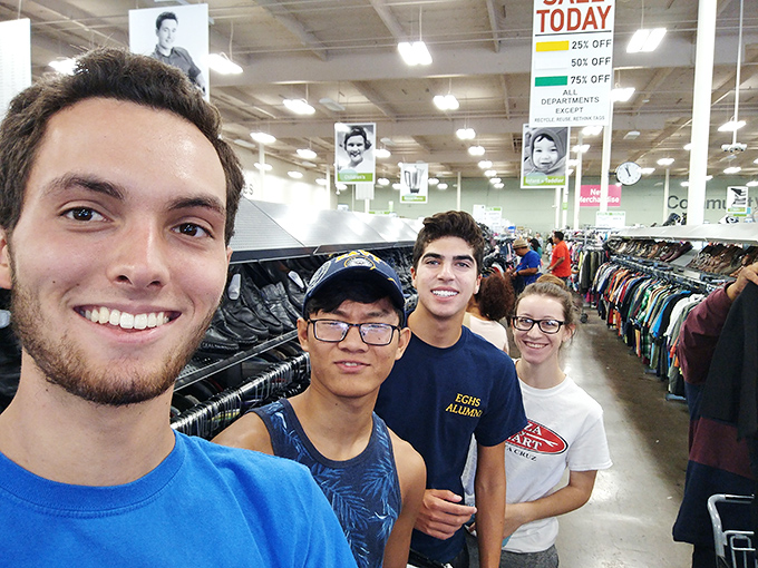 The diverse faces of thrifting. Everyone from college students to savvy seniors knows that Eco Thrift is where budget meets style.