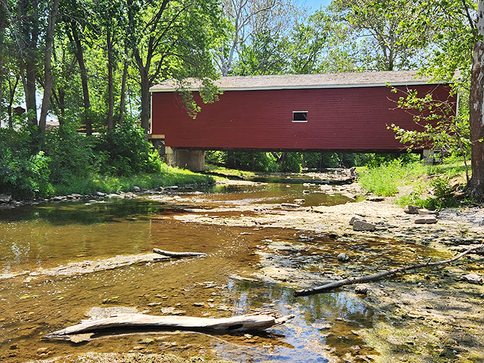 Another angle reveals how this bridge has mastered the art of aging gracefully for nearly two centuries.
